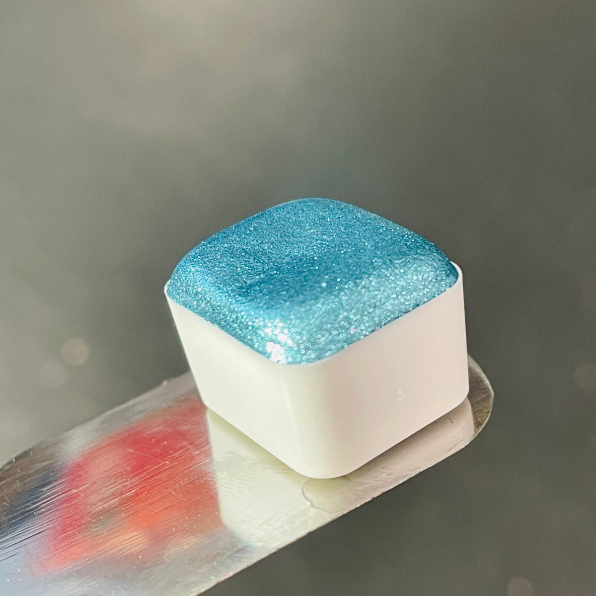 Topaz Christmas Chrome Handmade Shimmer Glitter Watercolor Paint Half ...