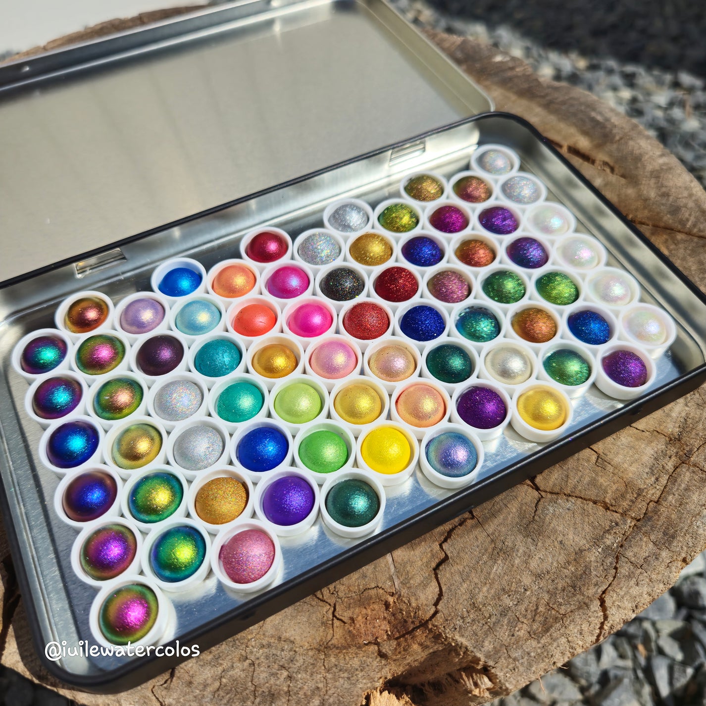 1 & 2 Magical Drop Tiny Sampler set Handmade Shimmer Hologram Color sh – IUILE