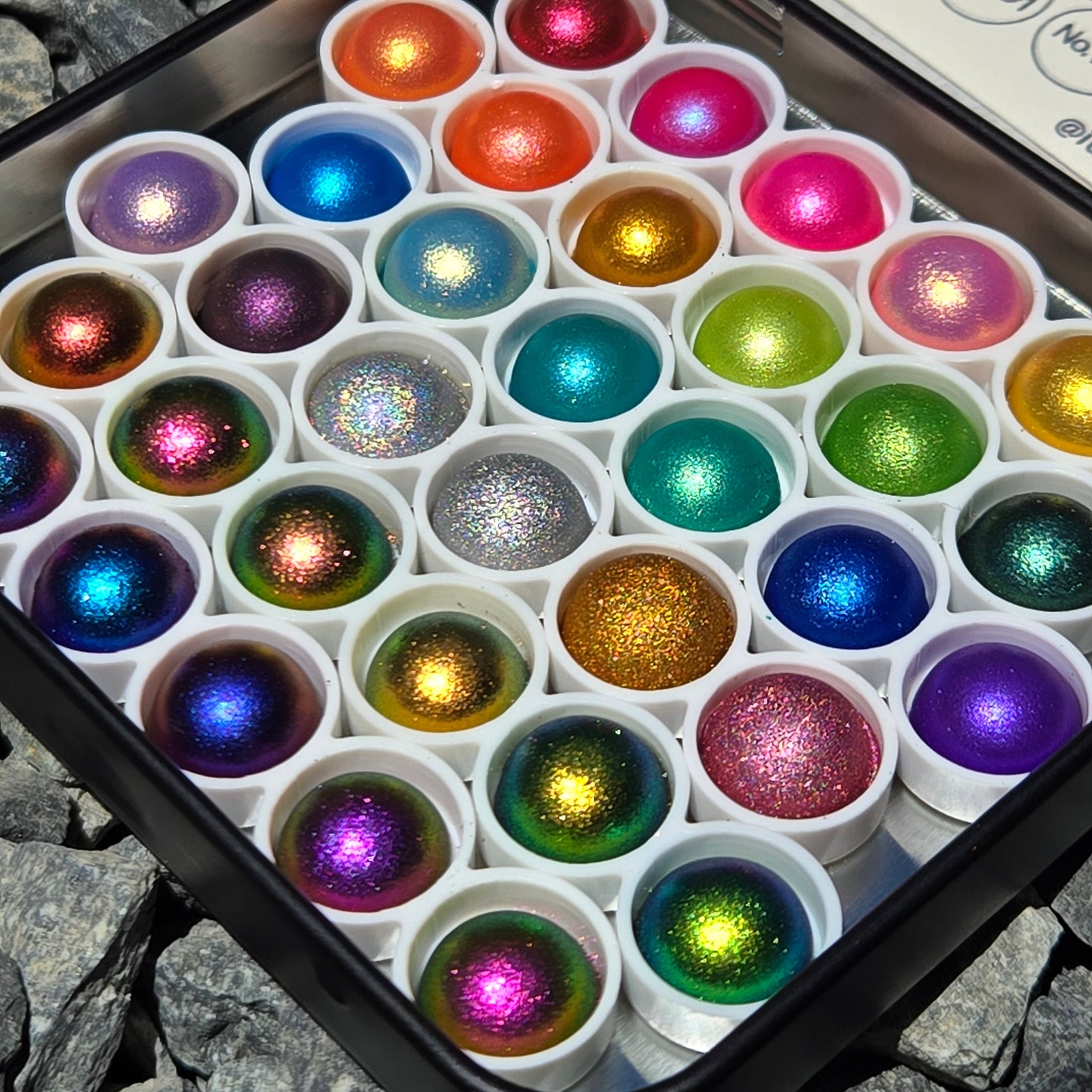 Vol.2 Magical Drop Tiny Sampler set Handmade Shimmer Hologram Color sh – IUILE